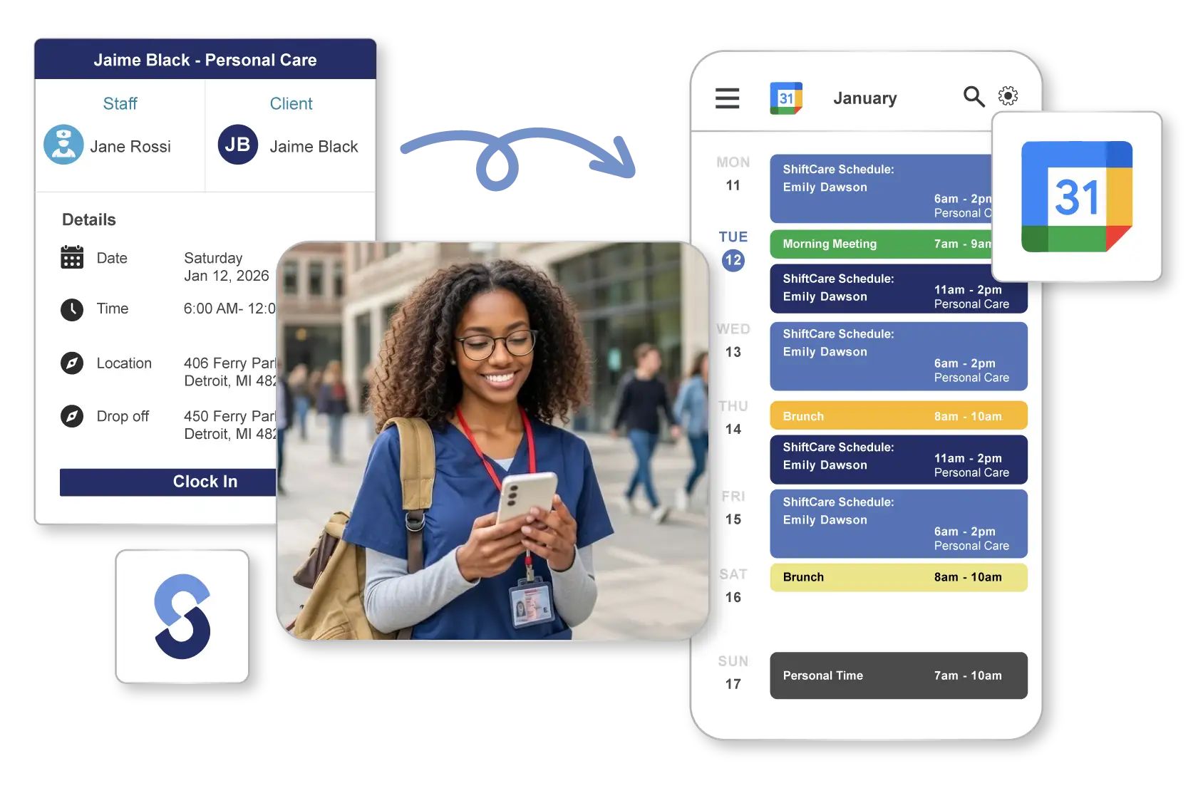 Shifts and Event Notes with the Google Calendar Integration | ShiftCare